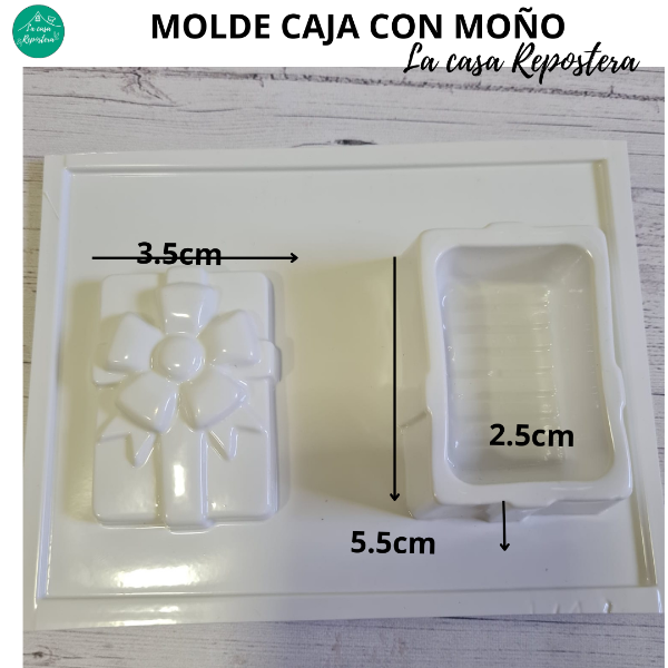 PLACA CAJA MOÑO - La casa Repostera