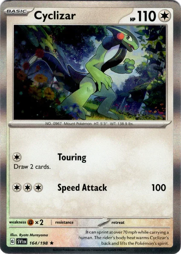 Cyclizar - 164/198 - Scarlet and Violet - Holo Rare - ALUMINETCG