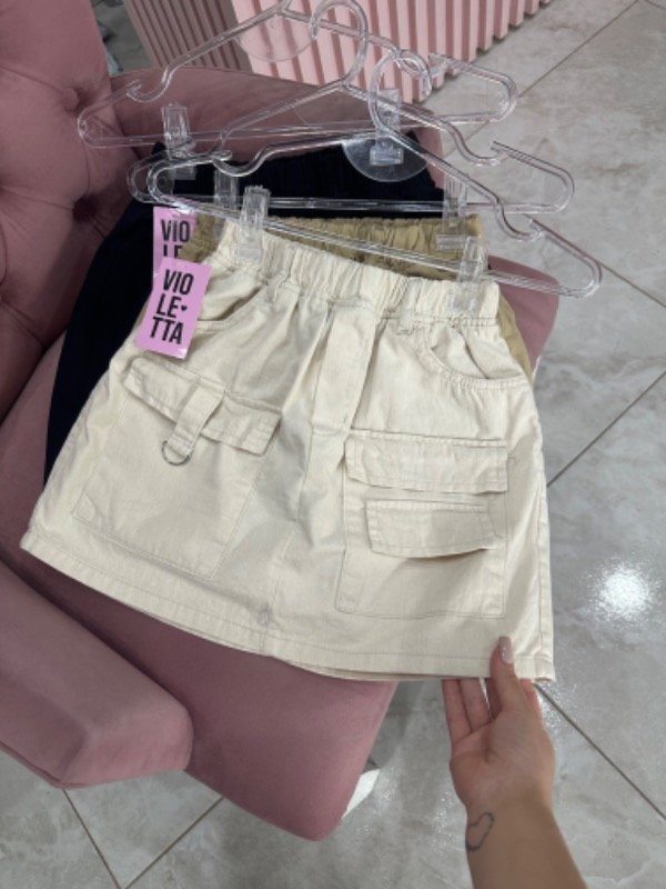 Pollera cargo // a elástico en la citura - Violettaind