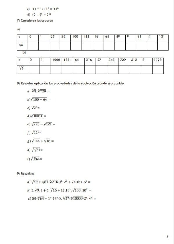 Cuadernillo de Actividades de Matemática 1er Año (Secundaria Básica) - Lore Digital