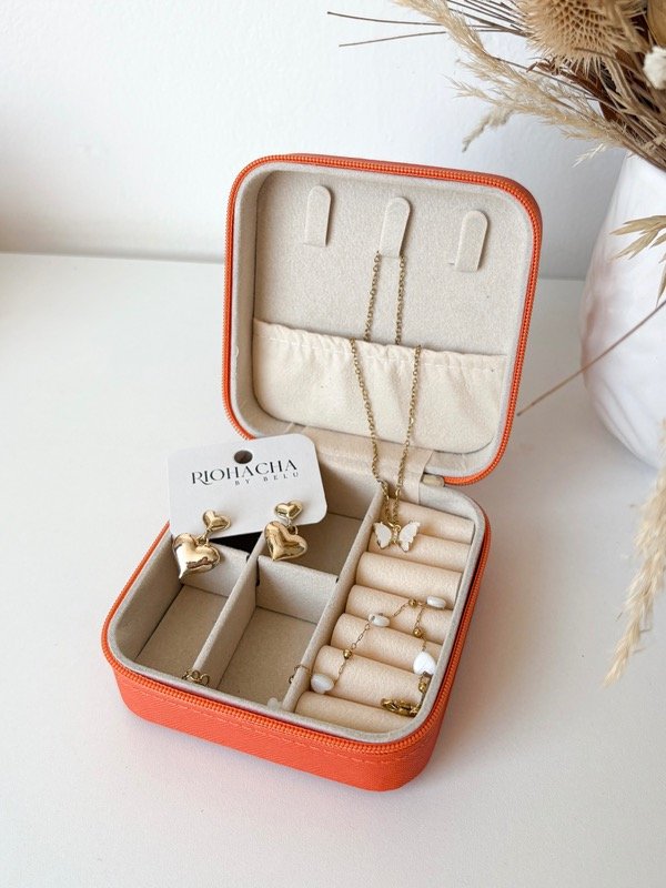 Box dorado y naranja - Riohacha accesorios