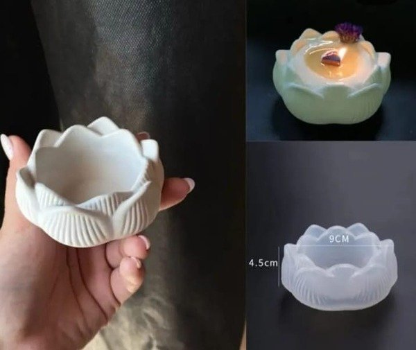 MACETA FLOR LOTO BM3072 - Mundo Silicona