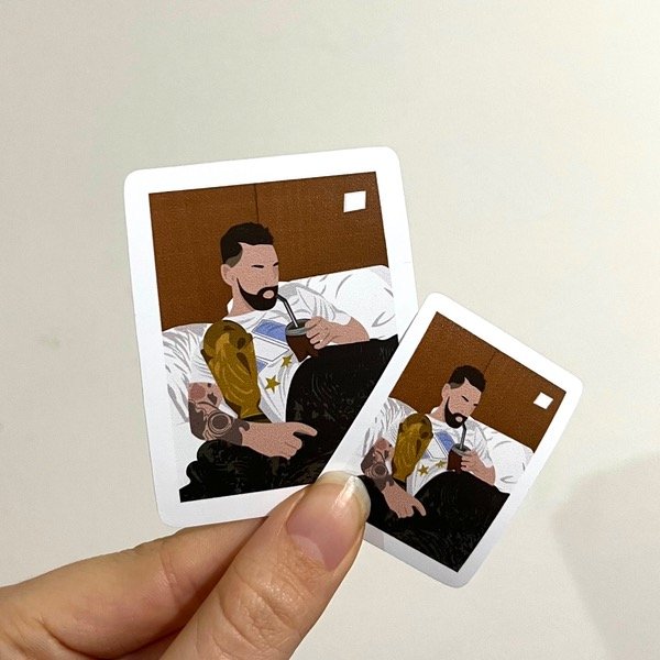 MESSI COPA DEL MUNDO - Sticker individual Selección - Bohemian Stickers