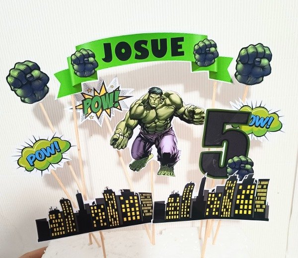 TOPPER HULK - Mirian dulce golosinas