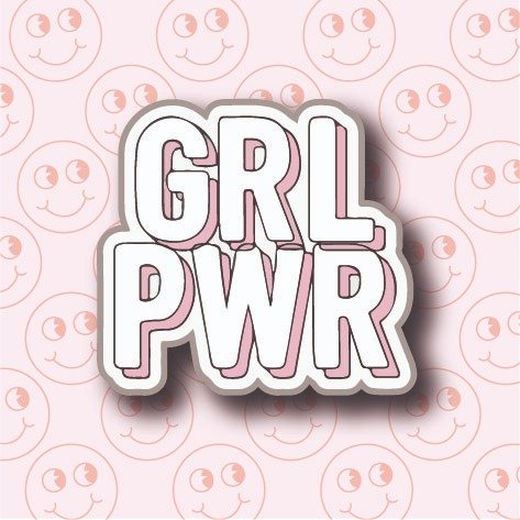 GRL PWR - Tienda de Stickers