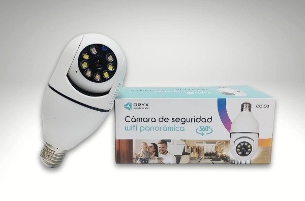 CÁMARA DE SEGURIDAD VIGILANCIA CON WIFI, MICRÓFONO Y PARLANTE INCORPORADO - Celébrate