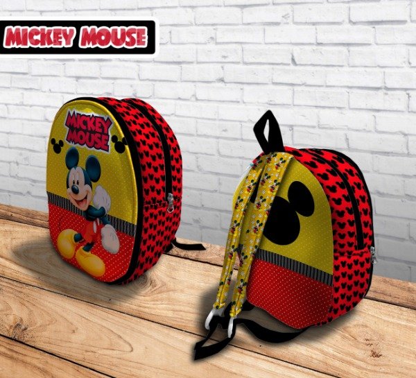 MOCHILA INFANTIL MICKEY MOUSE II - Abigail Imprimibles