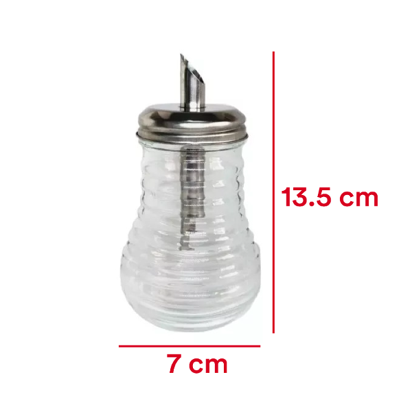 Azucarera Vidrio Metal Dosificador Rosca - Tienda Consaco