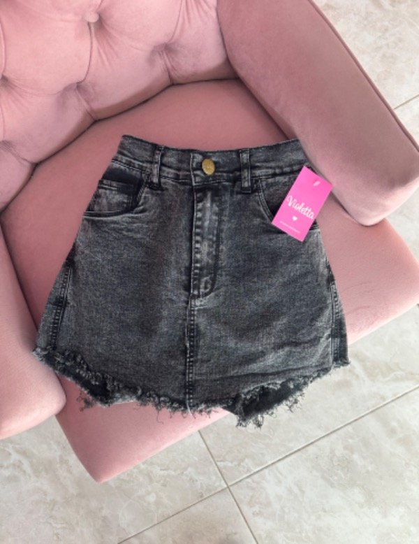 Short Pollera // Elastizado // Desflecado - Violettaind