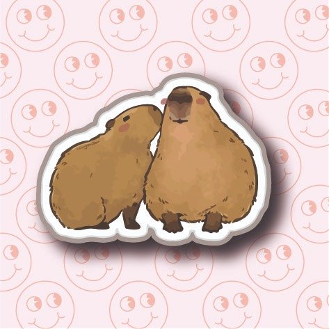 Besito cappy - Tienda de Stickers