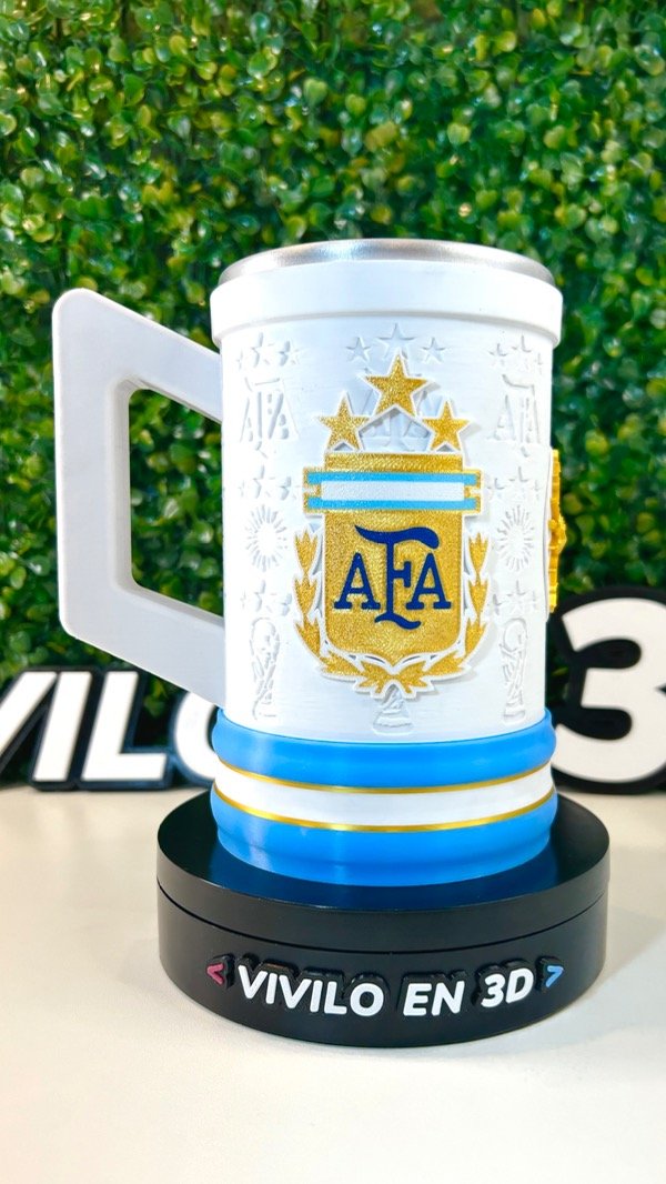 JARRA CHOPP SELECCION ARGENTINA 500ML - Vivilo en 3d