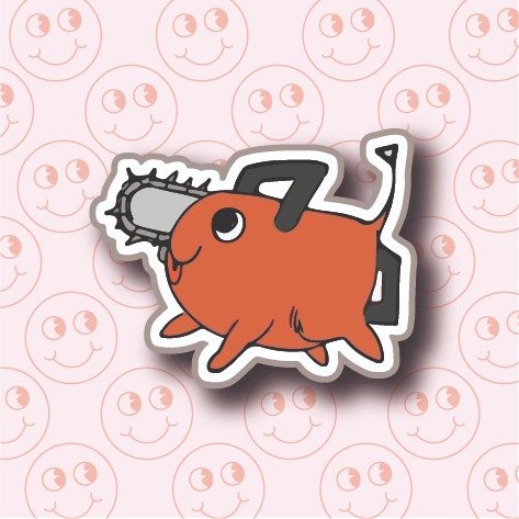 Pochita chainsaw man - Tienda de Stickers