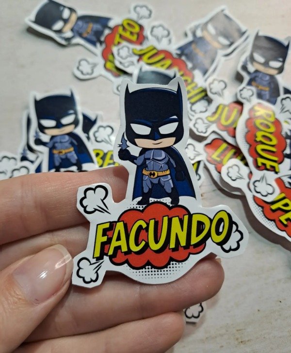 Stickers 8x6 cm para vasos x 15 unidades - ag Diseño Gráfico