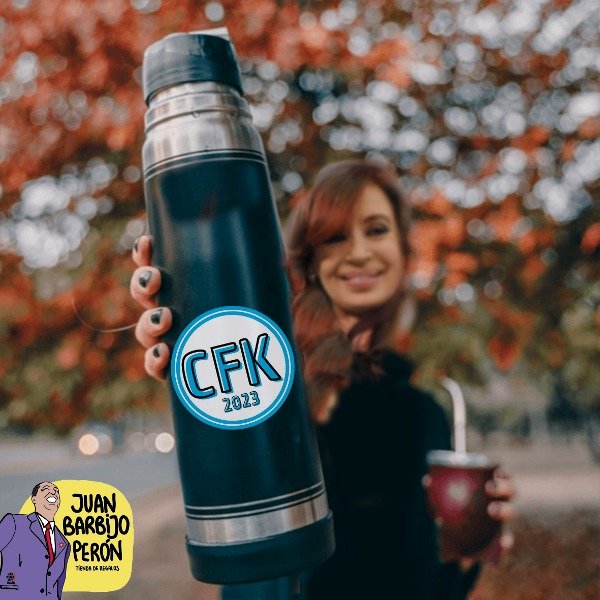 Stickers y papelería - Juan Barbijo Perón