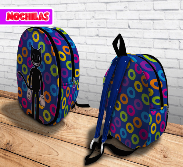 MOCHILA INFANTIL CARTOON CAT - Abigail Imprimibles