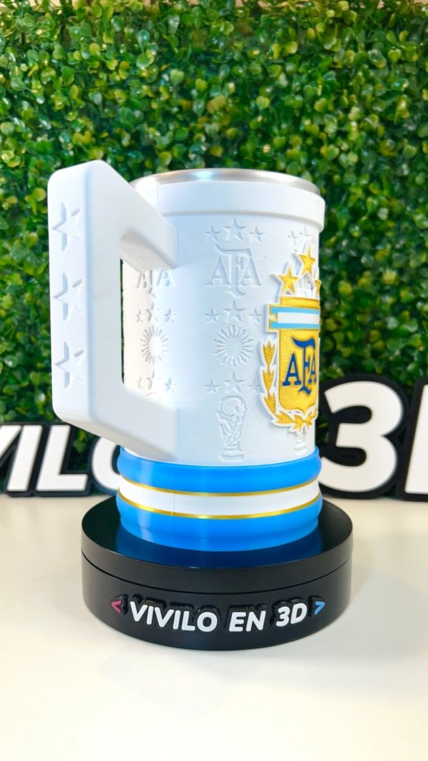 JARRA CHOPP SELECCION ARGENTINA 500ML - Vivilo en 3d