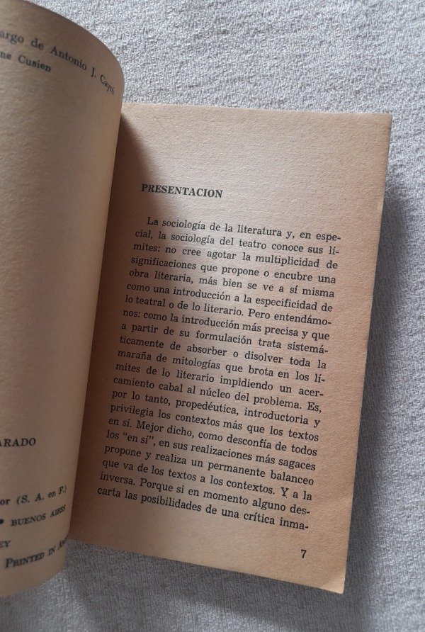 Teatro Y Sociología - Bernard Dort - Colección Estar Al Dia - Libros ...