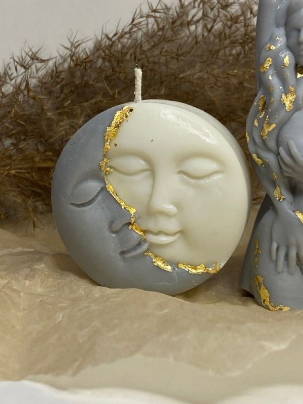 Molde Luna con Cara x4 - TodoFrascos JM