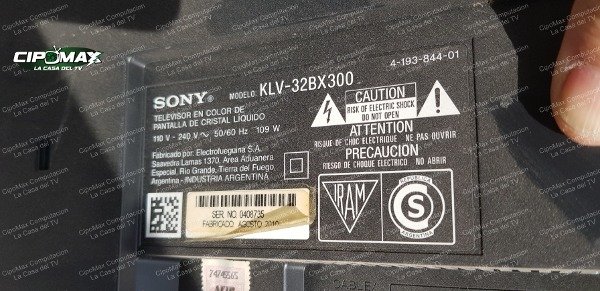 Placa Main Sony Klv-32bx300 - 1-880-238-11 Garantia - CipoMax La Casa ...