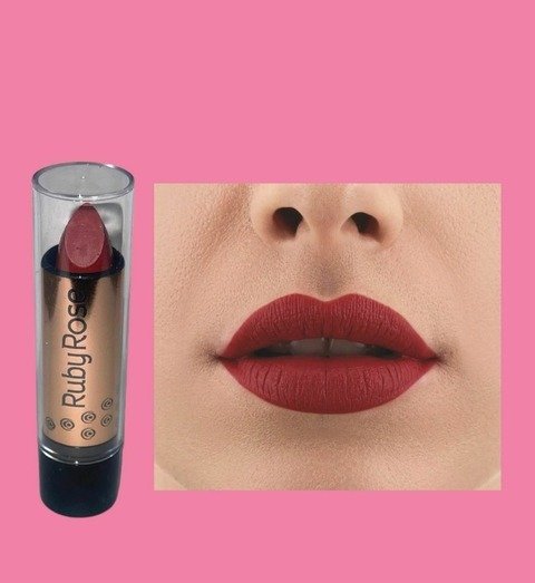 RUBY ROSE labial batom matte tono 037 - UNICOR MAKEUP