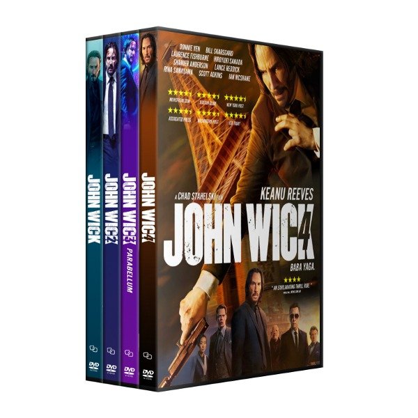 John Wick 1 2 3 4 Saga Completa Dvd Latino/ingles Subt Esp ...