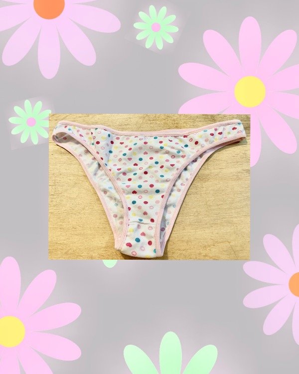 Lencería juvenil vedetina Rosa c/corazoncitos - Mörker Shop