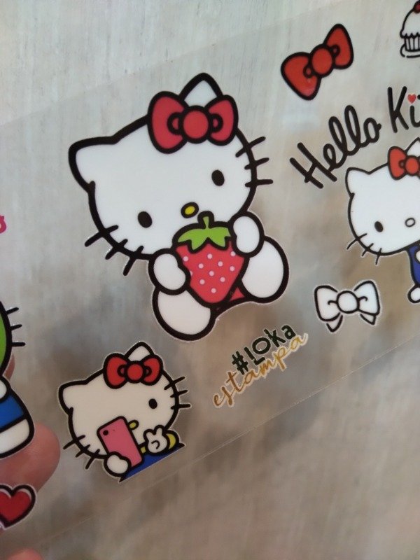 UV Tiras 8x28cm Hello Kitty #1 - Loka Estampa