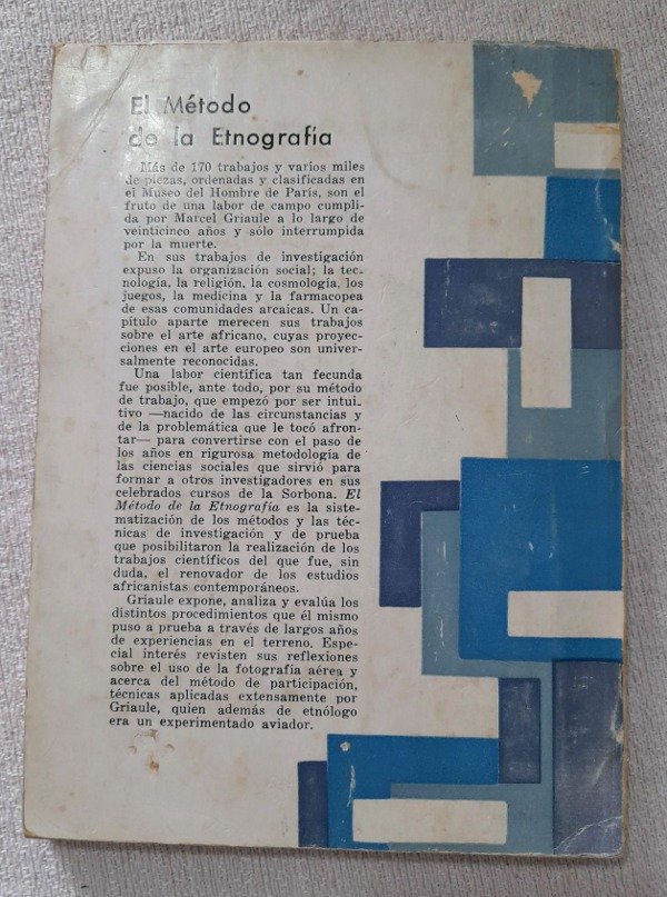 El Método De La Etnografía - Marcel Griaule - Compendios Nova - Libros ...