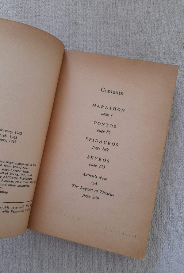 The Bull From The Sea - Mary Renault - Pocket Books - Libros Usados Tandil