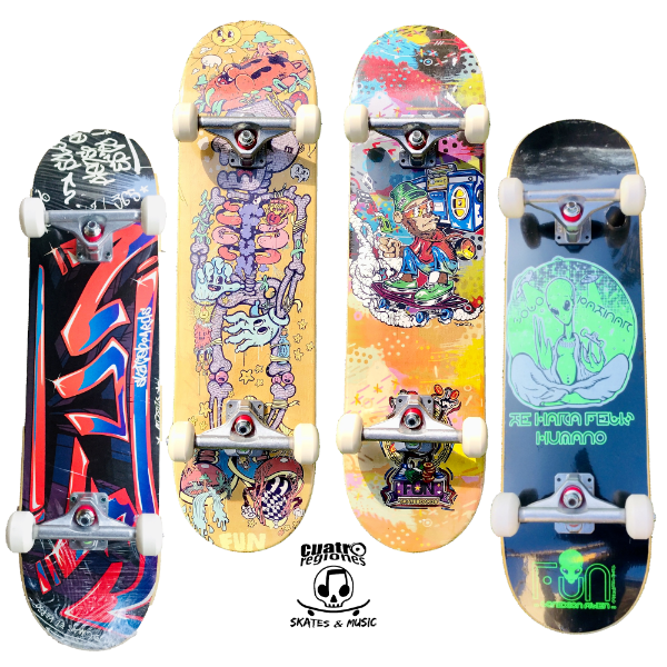 Tienda online de Cuatro Regiones Skates