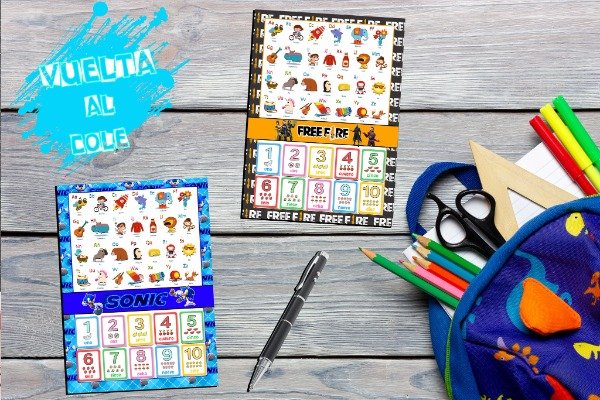 PACK VUELTA AL COLE - Abigail Imprimibles