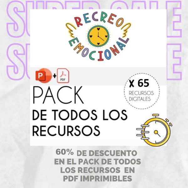 SÚPER SALE PACKS - recreoemocional