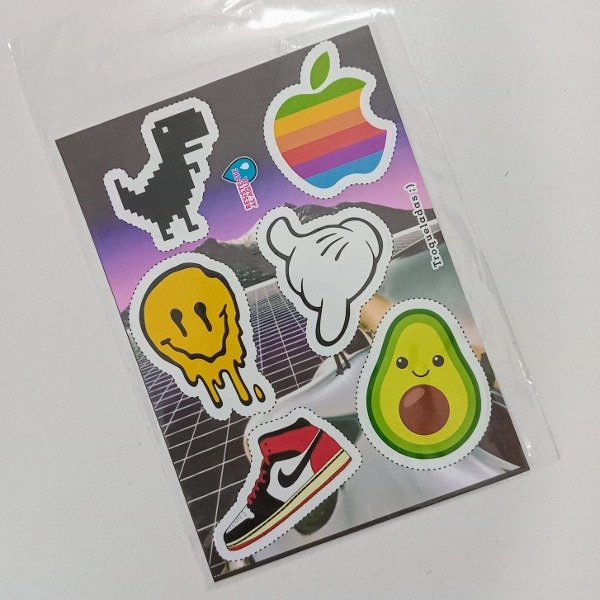 PLANCHA STICKERS VARIADO - Tienda Omi