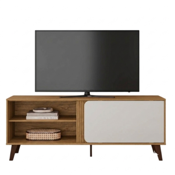 Rack TV 1.50 (Freijo/Off White) - Hogar Rosario