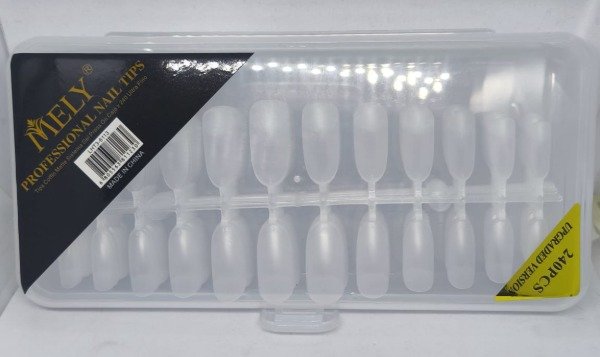 Tips Soft Gel Mely Oval Prelimada - Insumos Parana