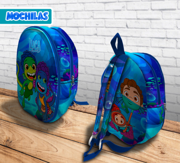 MOCHILA INFANTIL LUCA II - Abigail Imprimibles