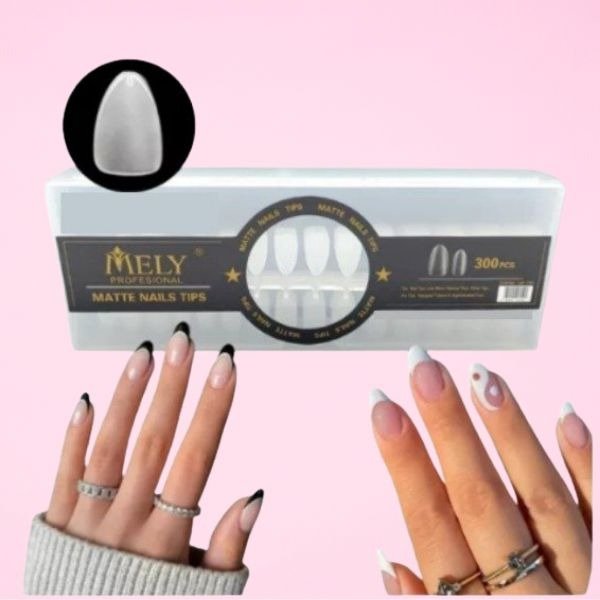 Tips Mely x 300 unid Almendra Cortos - Libelula