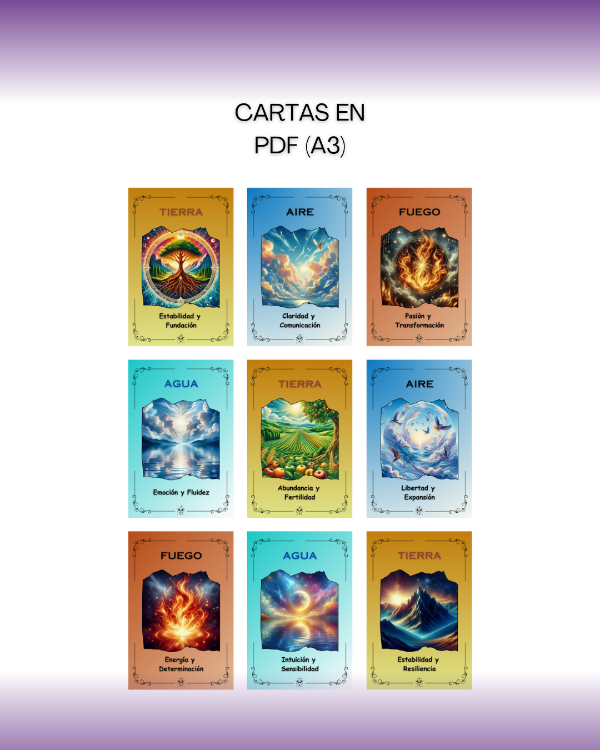 Oráculo Elementos Universales - AsmiTerapias