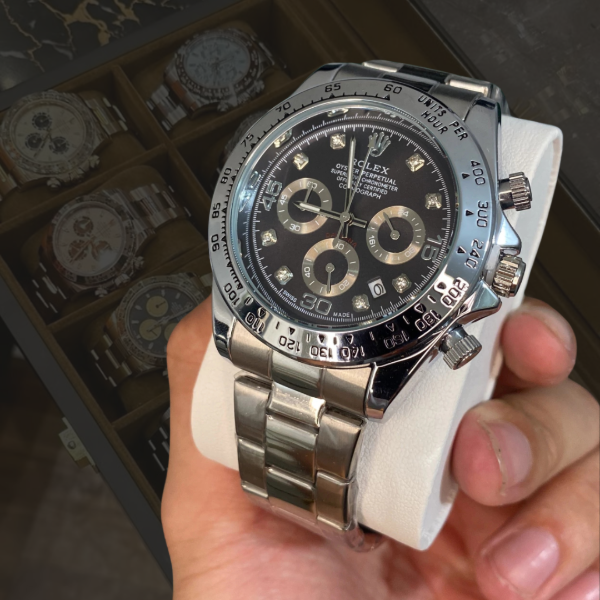 Rolex Daytona Silver - BlackD SHOP