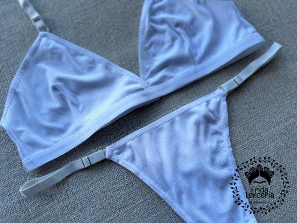 Triangulito Morley s/ armar Blanco - FRIDITA