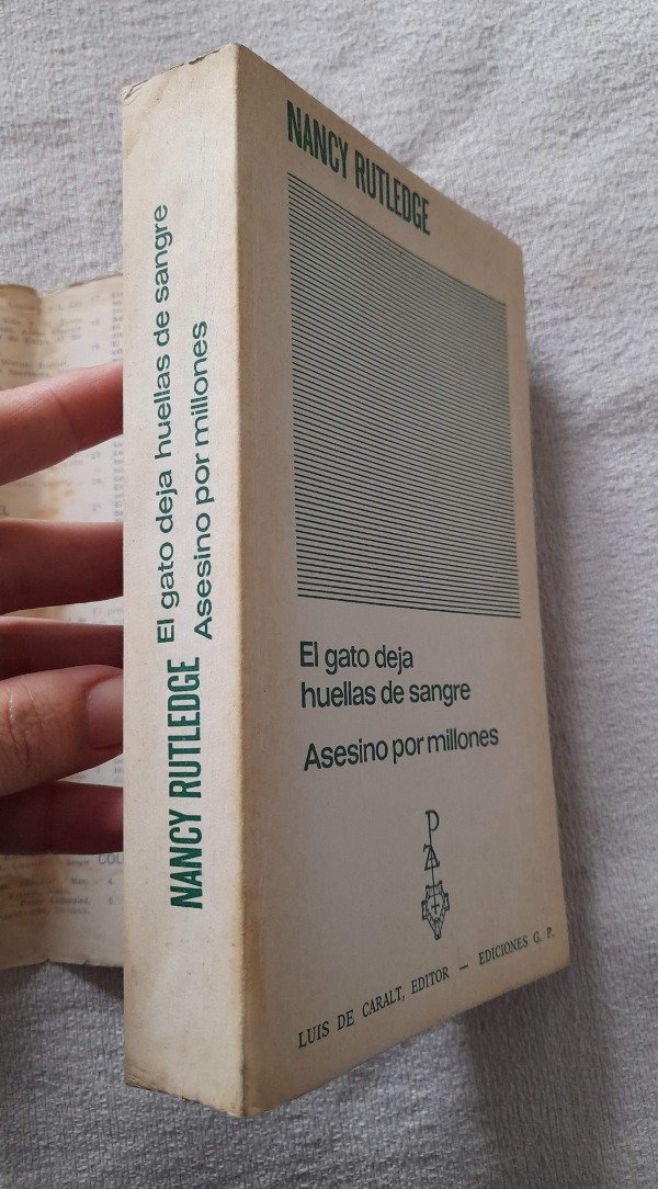 El Gato Deja Huellas De Sangre - Ruth Rutledge - Caralt Policiaca ...