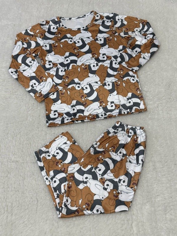 Pijama niños modal soft osos escandalosos - Tradiciones Materas