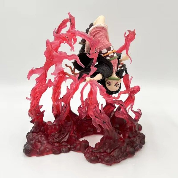 Diorama Nezuko Exploding Blood Kimetsu - Demon Slayer - escala 1/8 ...