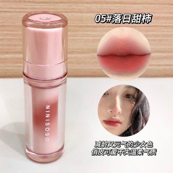 Labial Matte Ninisoso Thin Gauze Fog Makeup N03 - La Boludeceria