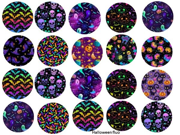 LAMINA HALLOWEEN FLUO - La casa Repostera