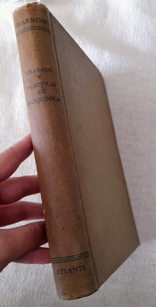 Tratado De Bioquímica - Benjamín Harrow - Editorial Atlante - Libros ...