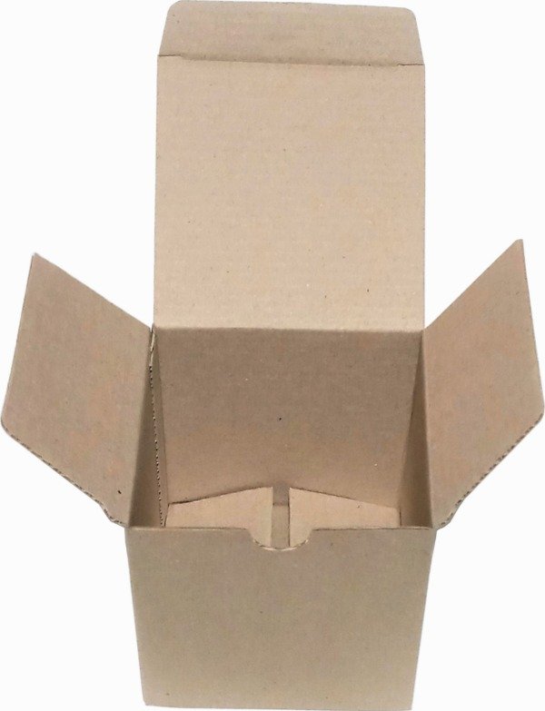 Pack 100 cajas cúbicas de 15x15x15 cm en microcorrugado color Kraft ...