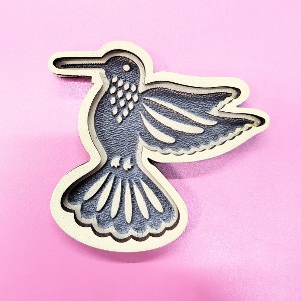 Molde colibrí - Artística TallerAzul