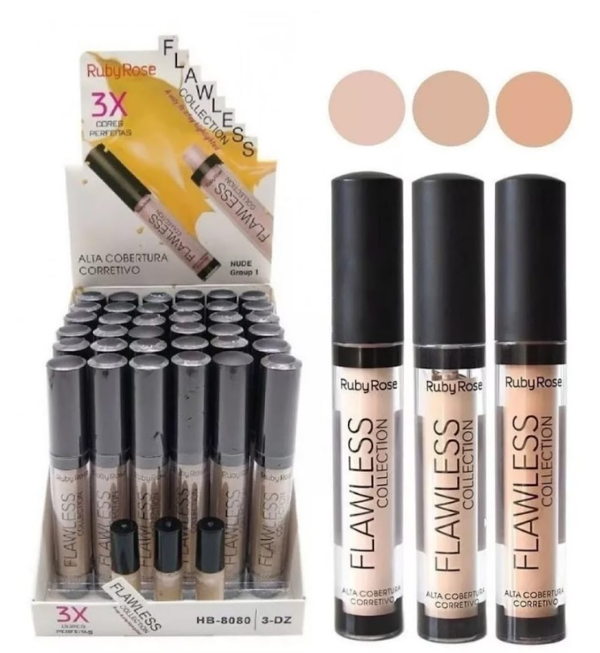RUBY ROSE - CORRECTOR LÍQUIDO FLAWLESS - Hame Makeup