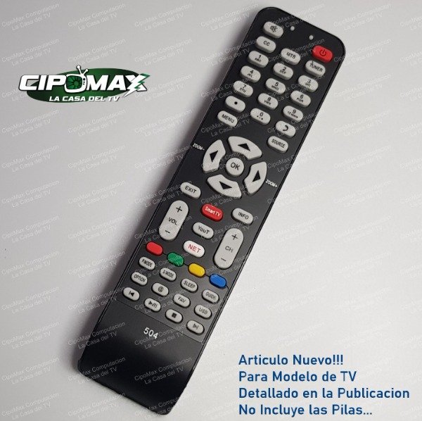 Control Remoto 504 DAEWOO DWLED-43FHDS Garantia - CipoMax La Casa del TV